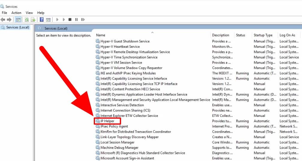 IP Helper “IPHLPSVC” Services. Win10 – TheTechTrick.com IP Helper “IPHLPSVC” Services. Win10 – TheTechTrick.com